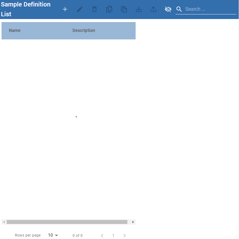 SPC:Perspective:Script:Configure Sample Definition Manager