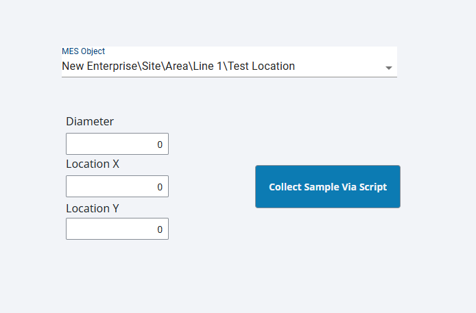 SPC:Perspective:Script:Configure Sample Collection