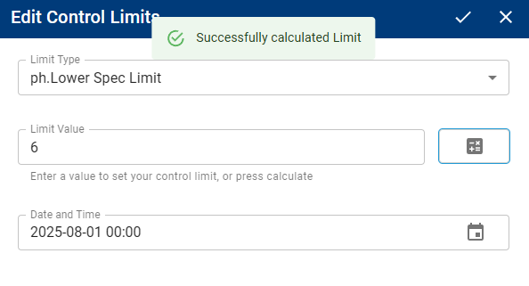 SPC:Perspective:Tag:Configure Control Chart