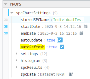 SPC:Perspective:Tag:Configure Control Chart